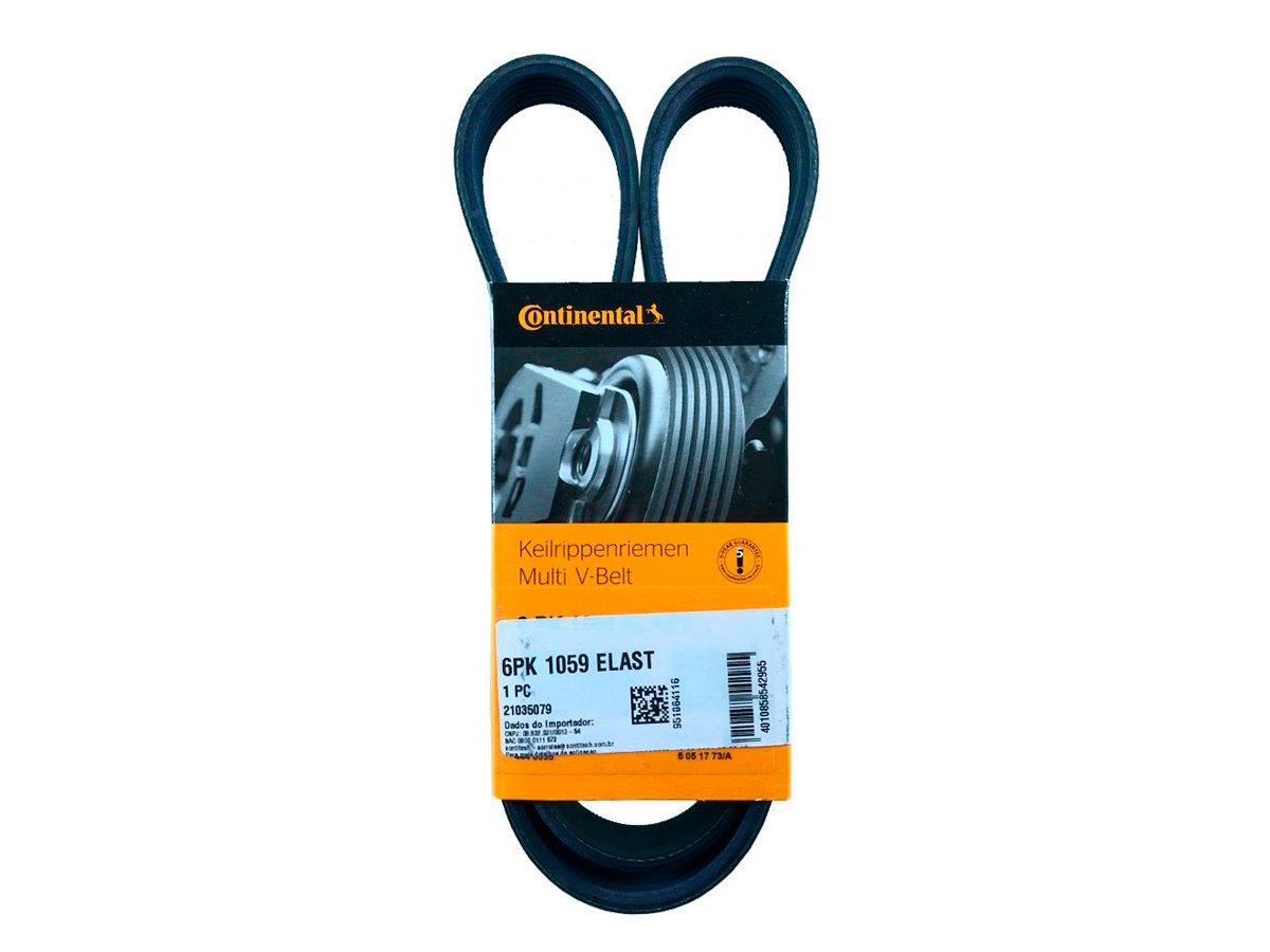 Correia elástica Poly V CONTITECH 6PK1059 ELÁSTICA - Disk Peças