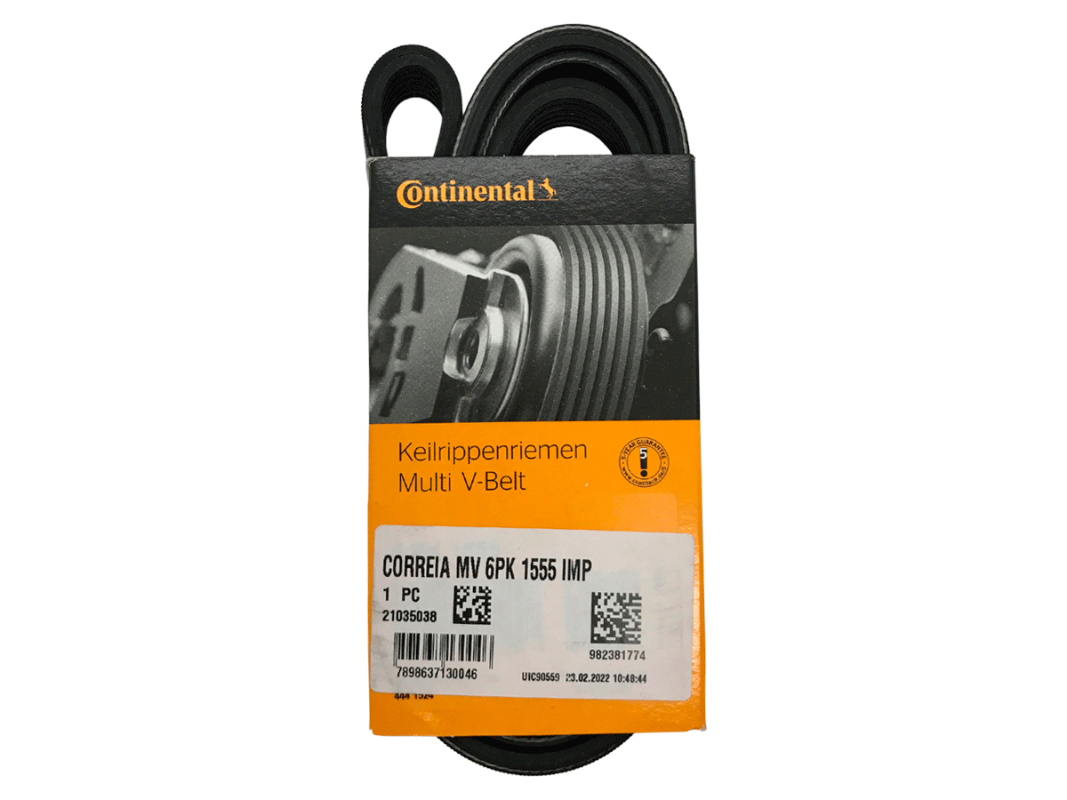 Correia Poly V Continental 6pk1555 - Disk Peças
