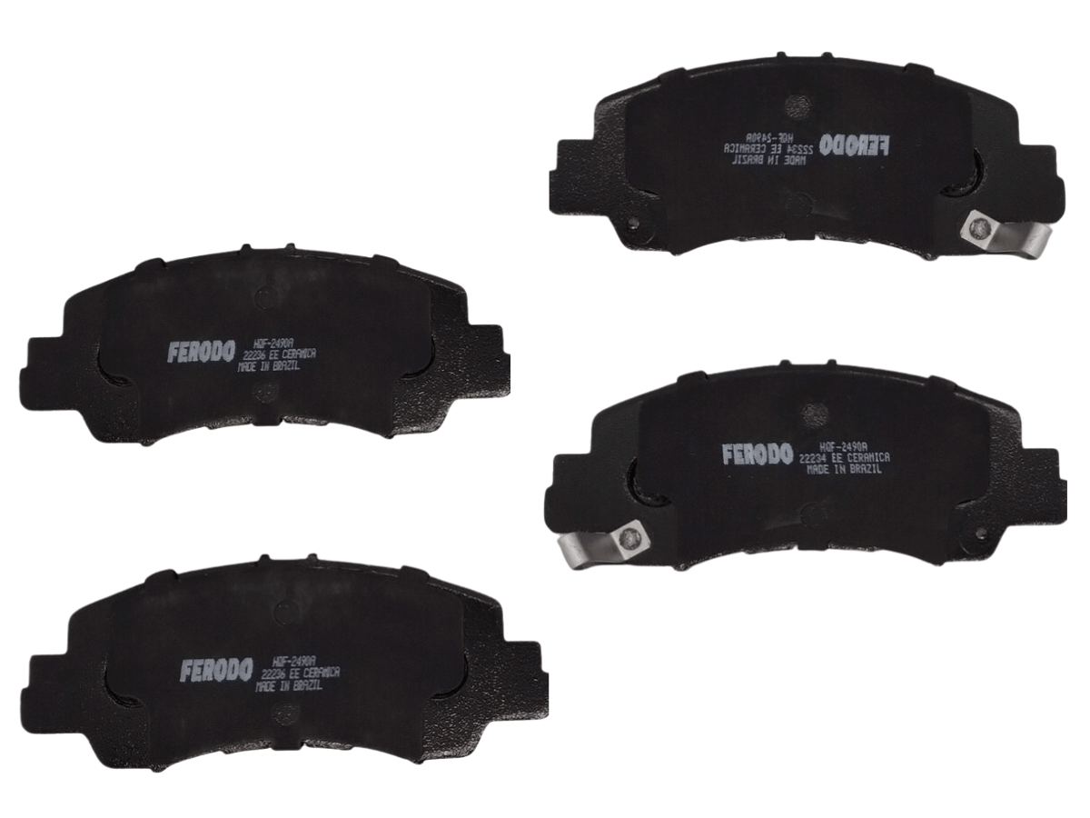 Jogo De Pastilhas De Freio Eclipse Cross 18> Ferodo Hqf- 2490ac ...